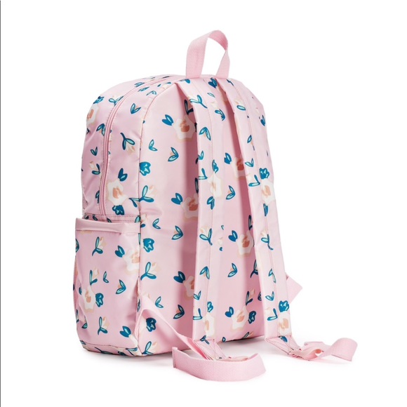 Bags | Pink Floral Dome Backpack | Poshmark